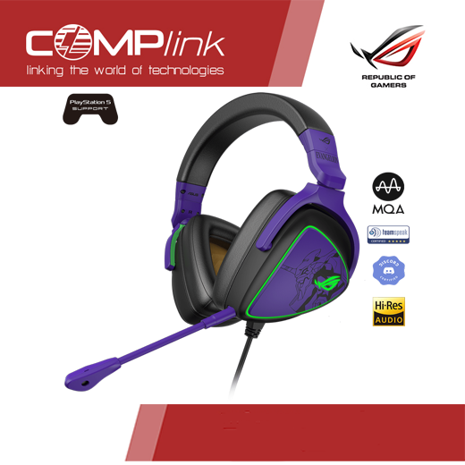 Asus Rog Delta S Eva Edition Gaming Headset Ai Noise Canceling Mic Hi Res Ess 9281 Quad Dac