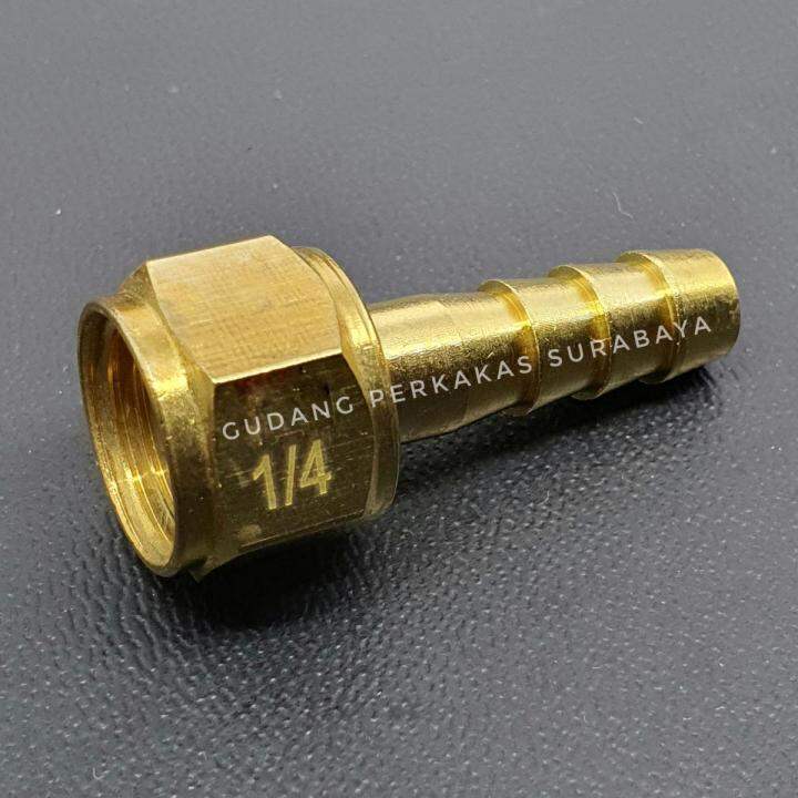 HOSE NAPLE 1/4 x 8MM NAPEL KRAN LEPASAN SAMBUNGAN SELANG KRAN KOMPRESOR ...