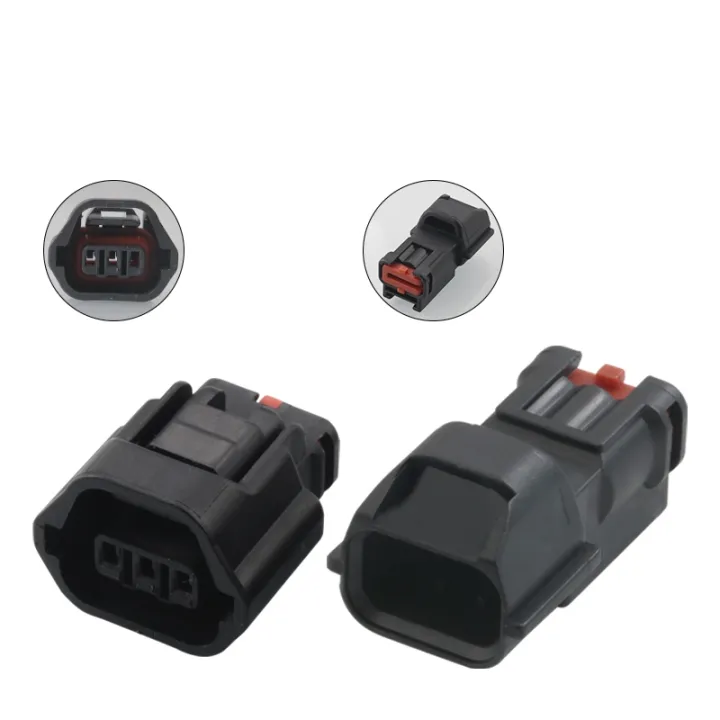 1Set MG641234-5 3 Pin Way 1.5mm Male Female Waterproof Camshaft Sensor ...
