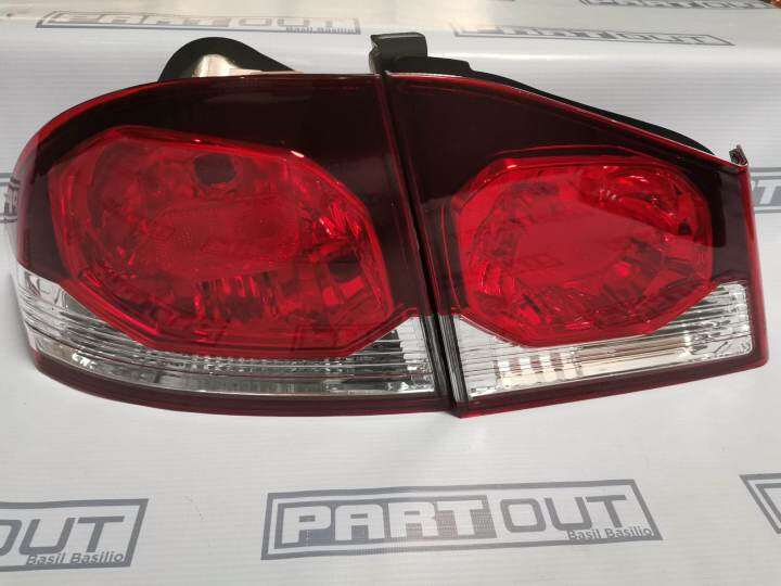 HONDA CIVIC FD OCTAGON TAIL LIGHT AND TAIL LIGHT GARNISH SET 2006-2011 ...
