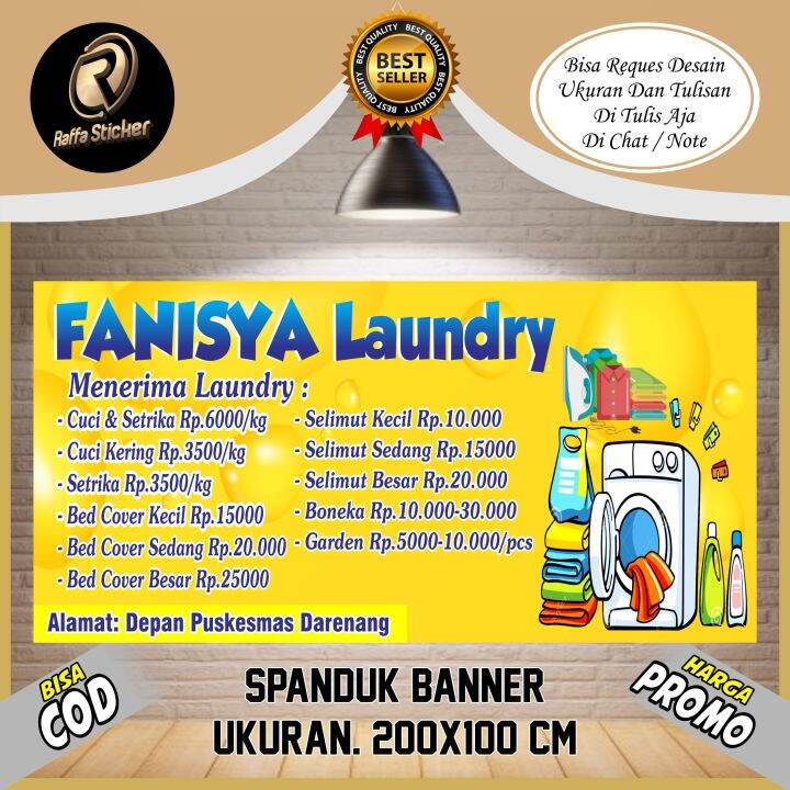 Spanduk, Banner Laundry Custom | Lazada Indonesia