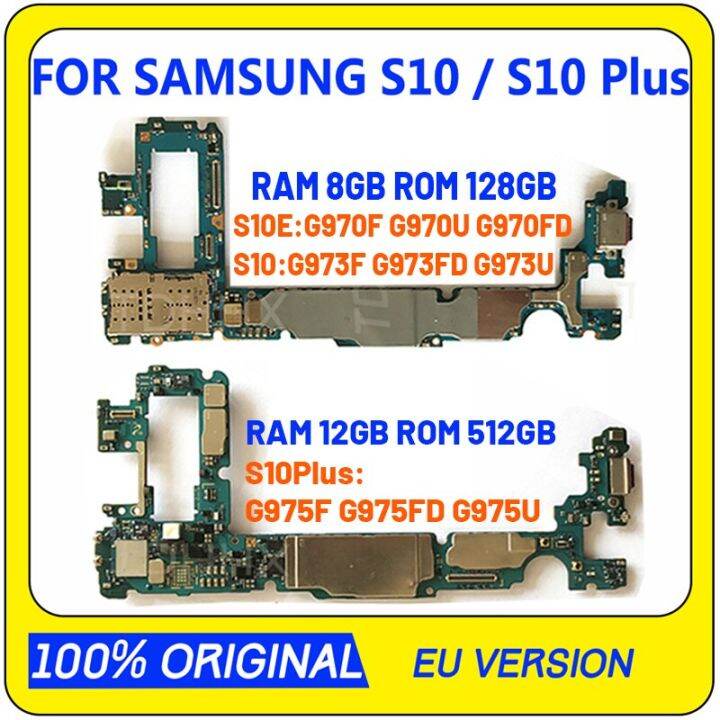 Original Mainboard For Suitable For Samsung Galaxy S10 S10 Plus ...
