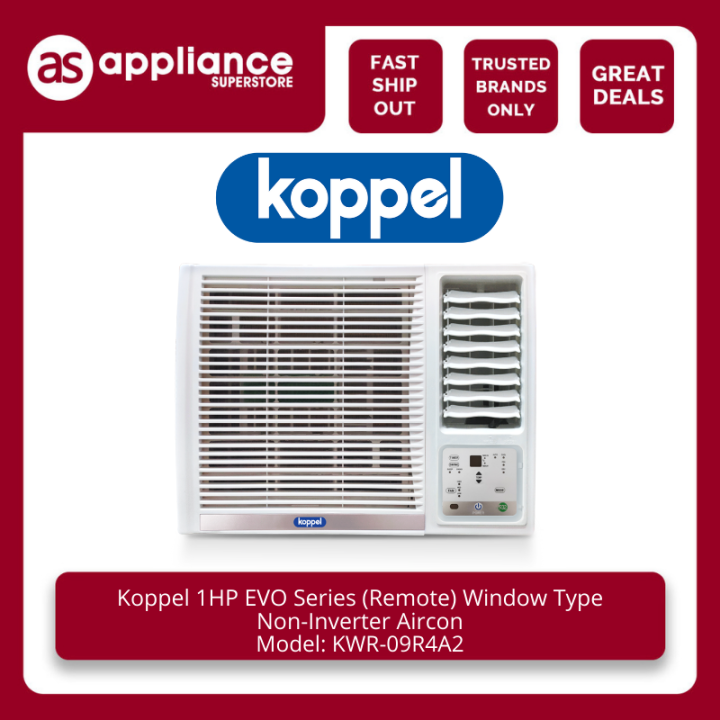 Koppel 1HP EVO Series (Remote) Window Type Non-Inverter Aircon KWR ...