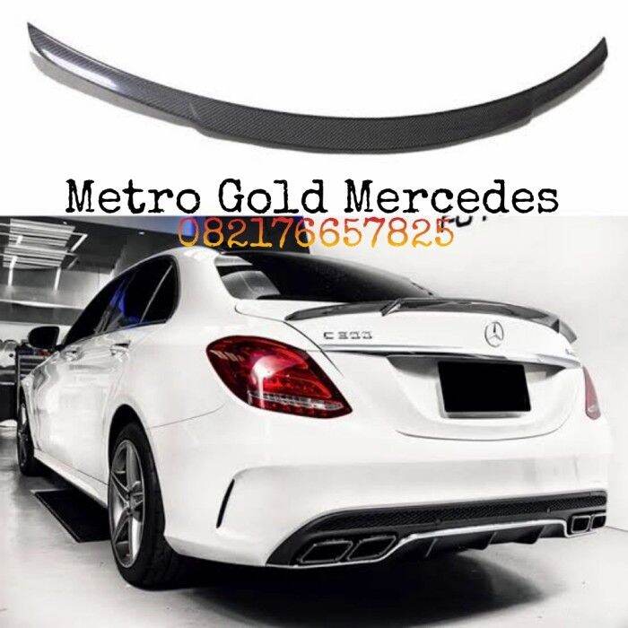 Ducktail Carbon W205 C-Class AMG Model Mercedes Benz Spoiler W205 MB ...