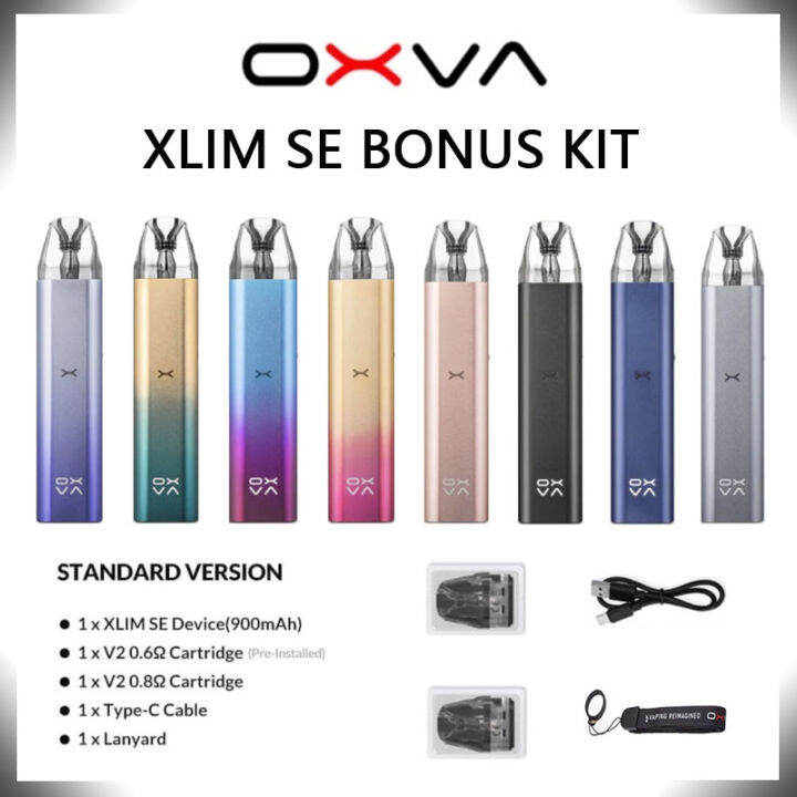 OXVA Xlim SE Bonus Kit with Free Lace (LEGIT) vaping smoke set ...