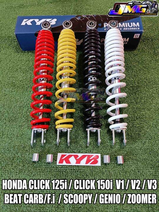 KYB REAR SHOCK ABSORBER 320MM HONDA CLICK 125/CLICK 150 V1/V2/V3/BEAT ...
