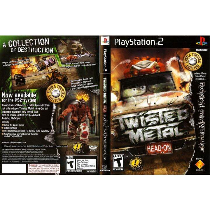 แผ่นเกมส์ PS2 Twisted Metal - Head-On - Extra Twisted Edition คุณภาพ ...