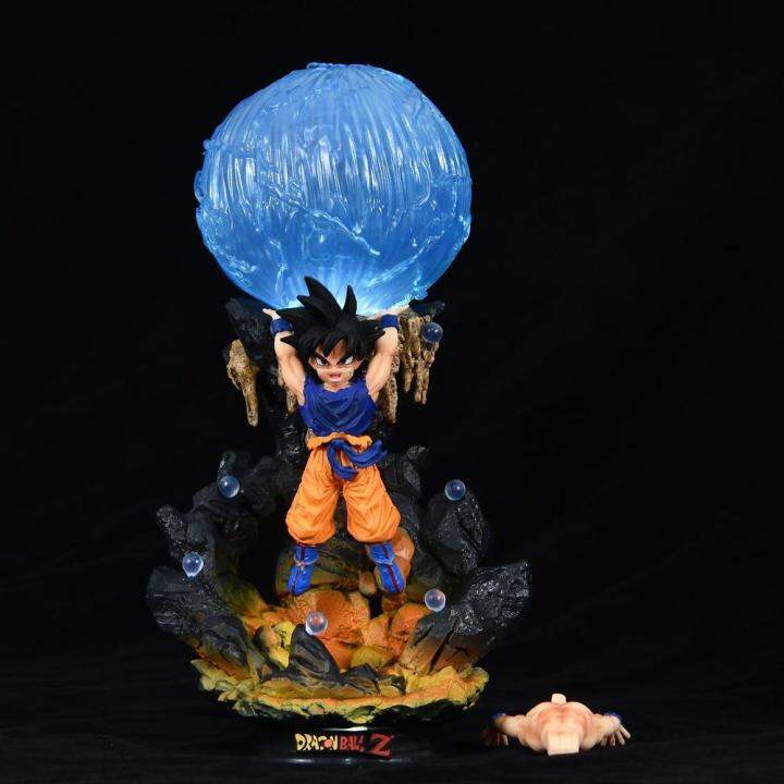 Hey Anime-DRAGON BALL GOKU SPIRIT BOMB ILLUMINATED STATUES ACTION ...