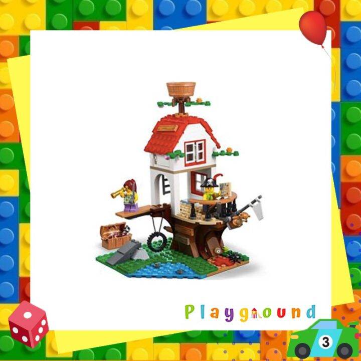 ตัวต่อเลโก้ บ้าน ต้นไม้ Lego Creator Treehouse Treasure 3 In 1 Bela ...