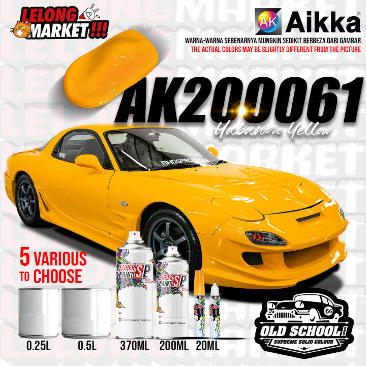 AIKKA AK200061 Habanero Yellow Original Factory 2K Paint Old School ...