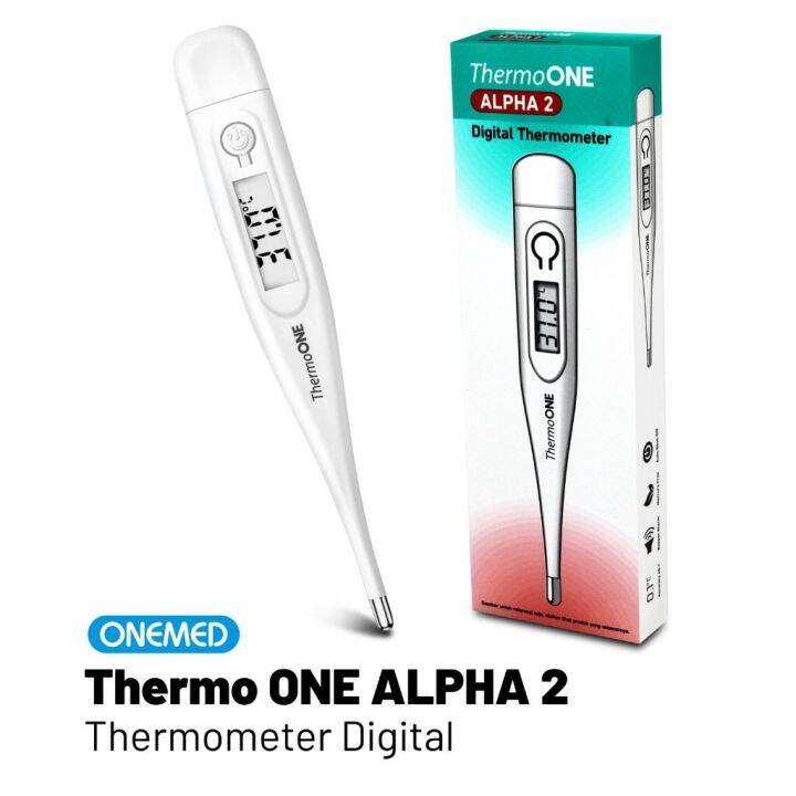 Thermometer Digital Thermo One Alpha 2 OneMed/Termometer badan one Med ...