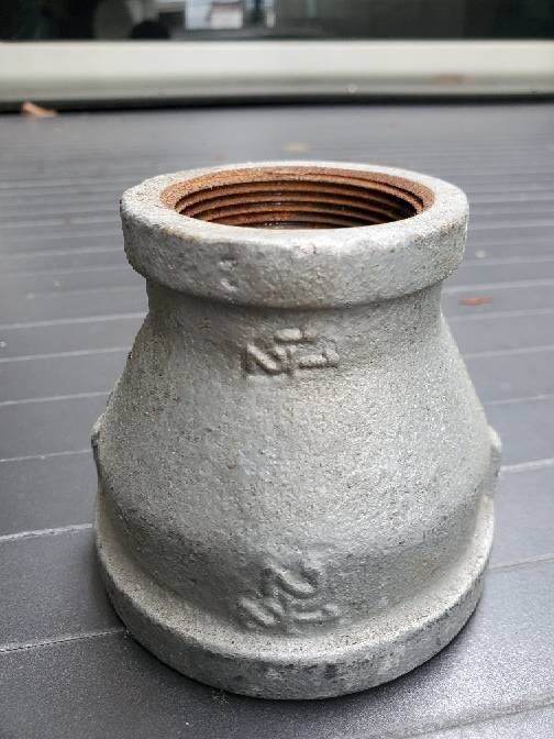 Reducer bell NST 65 mm x 50 mm threaded 2 1/2 X 2 inches | Lazada PH