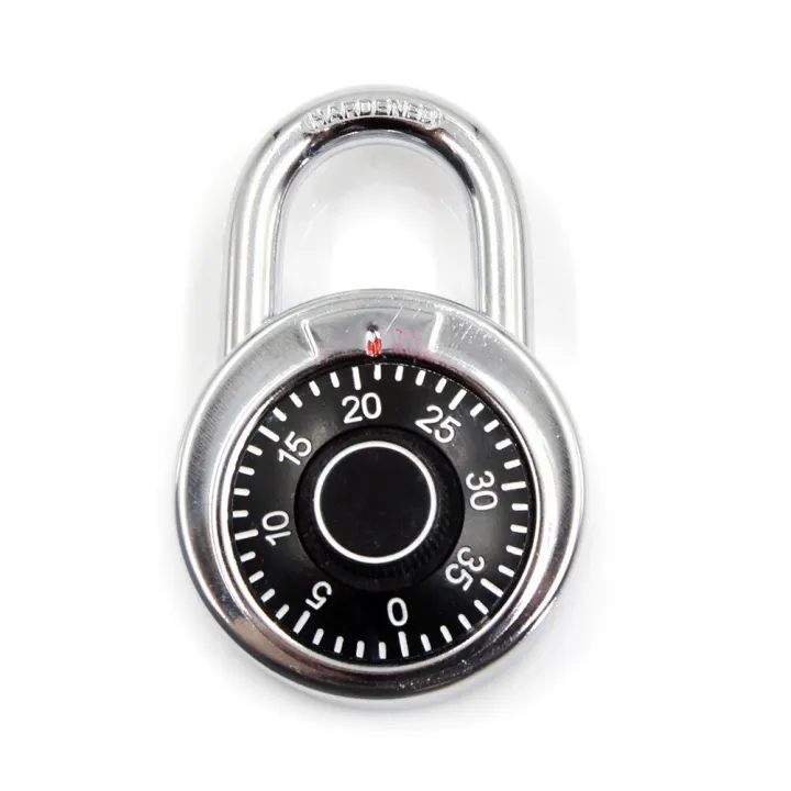 Rotary Padlock Digit Combination Code Lock Dial Number Luggage Suitcase ...