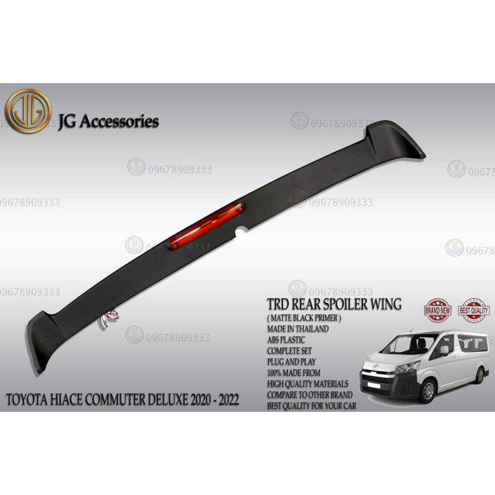 TOYOTA HI ACE/HIACE COMMUTER DELUXE/SUPER GRANDIA 2020 2021 TRD REAR ...