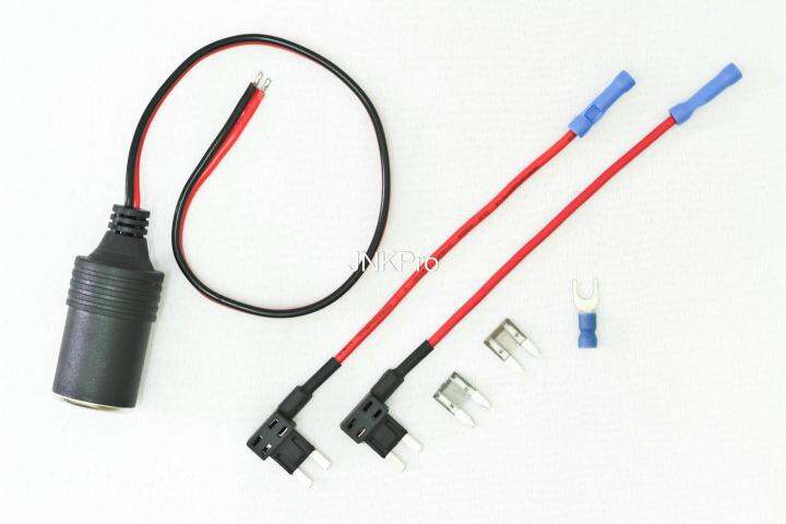 Fuse Tap Adapters Blade Fuses Holder (Mini type) + 12v female socket ...
