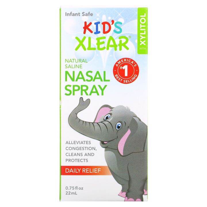 [PRE-ORDER] KID'S XLEAR SALINE NASAL SPRAY 22ML BY XLEAR – INFANT SAFE ...