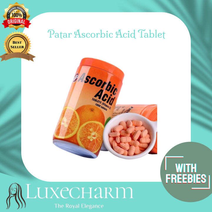 ULTRACARE BEAUTY ORIGINAL PATAR ASCORBIC ACID (VITAMIN C) - 1000 ...