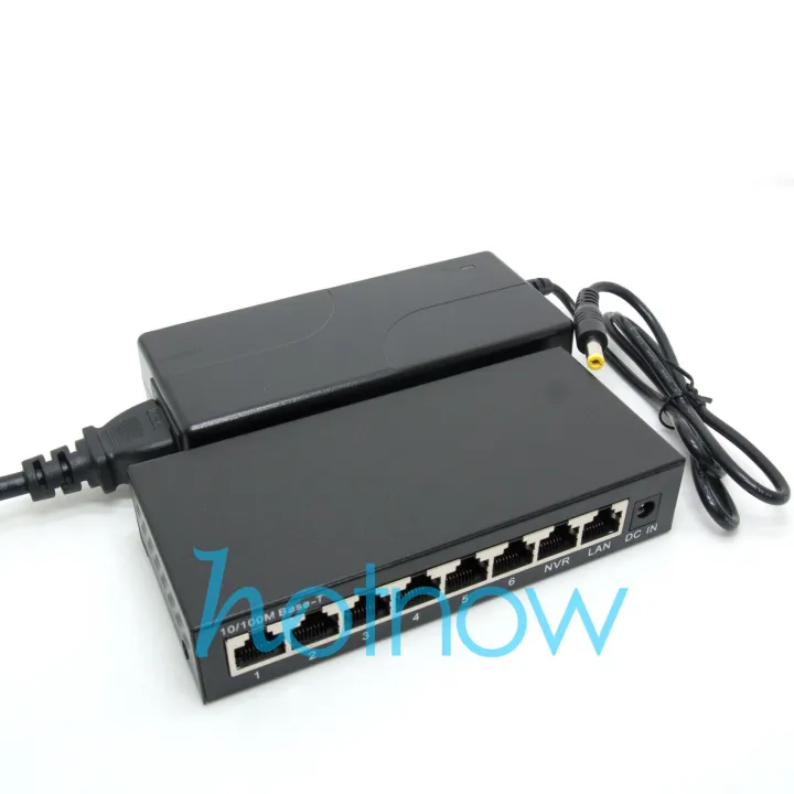 24V 72W 8 Ports 6 PoE Passive PoE Switch Injector for UBNT AP UAP AC ...