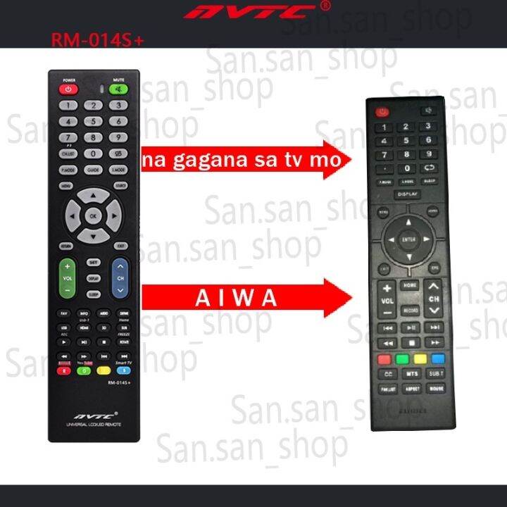 Universal remote control for AIWA smart tv na gagana sa mo Tv Plus Remote Control TV Box remote ...