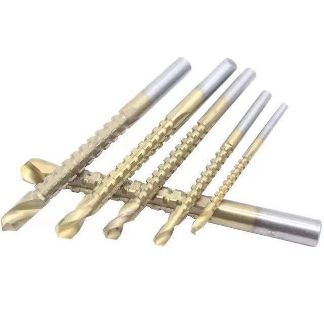 E Shop 6pc Flat Routing Drill Bit Set 3mm 4mm 5mm 6mm 6 5mm 8mm