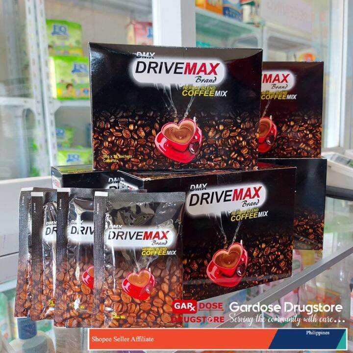 [𝗟𝗶𝗰𝗲𝗻𝘀𝗲𝗱 𝗗𝗿𝘂𝗴𝘀𝘁𝗼𝗿𝗲] Drivemax Herbal Blend Coffee 20g (Per Sachet ...