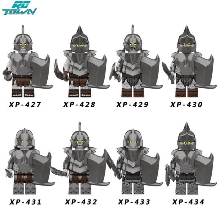 Building Block Minifigure Toy The Lord of the Rings Orcs Plastic ...