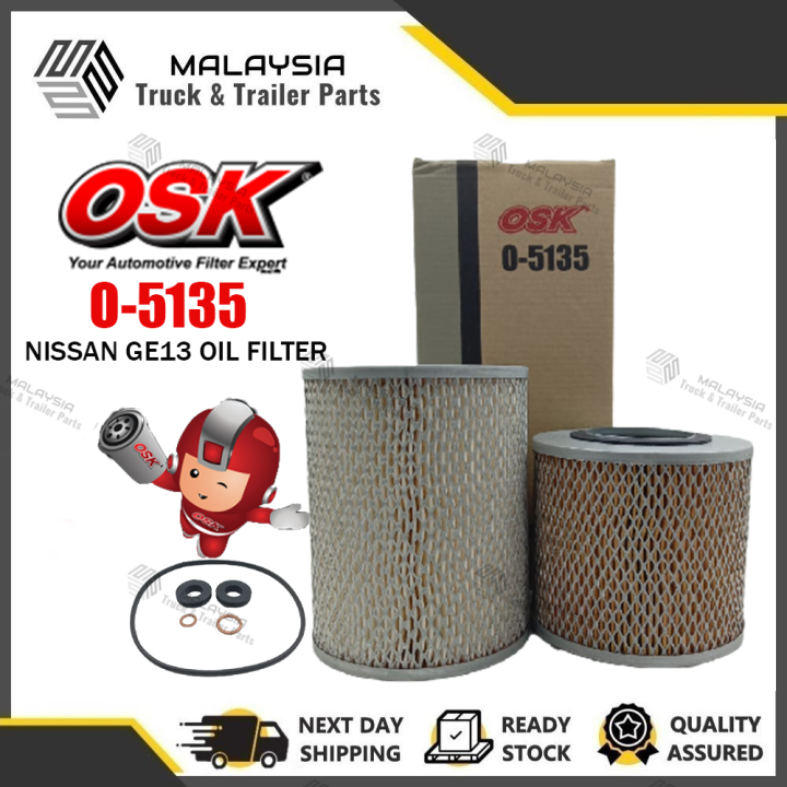 OSK O-5135 NISSAN TRUCK G.E13 OIL FILTER (15274-NY029) | Lazada