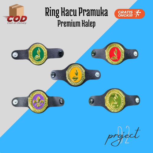 Ring Kacu Pramuka Kalep SD SMP SMA Guru Premium Siaga Penggalang ...