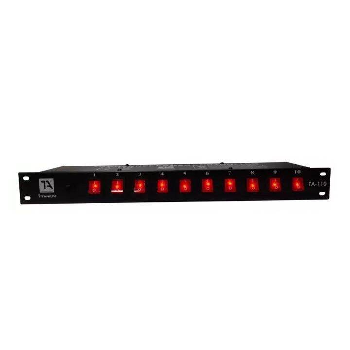 Titanium Audio Original TA110 Power Controller 10 lighted Switches 15A ...