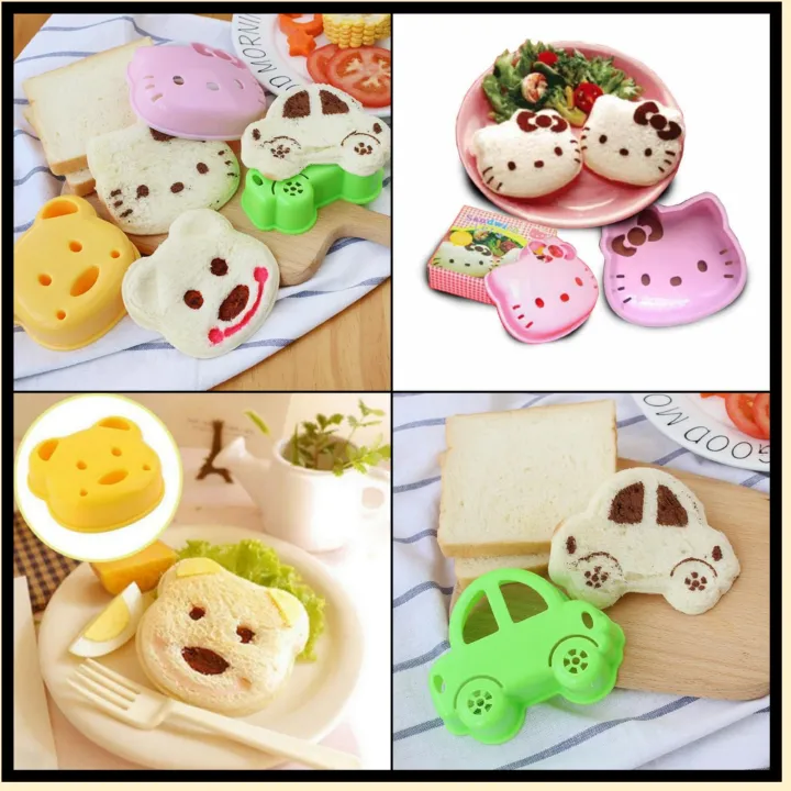 Cetakan Makanan Cetakan roti/nasi karakter hello kitty beruang mobil ...
