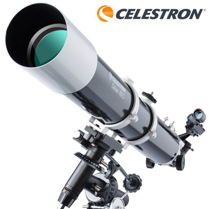 Celestron 80DX ดาราศาสตร์ดีลักซ์กล้องโทรทรรศน์หักเหแสง80EQ ดาวเส้นศูนย์สูตร EQ2มืออาชีพเฝ้าดู ...