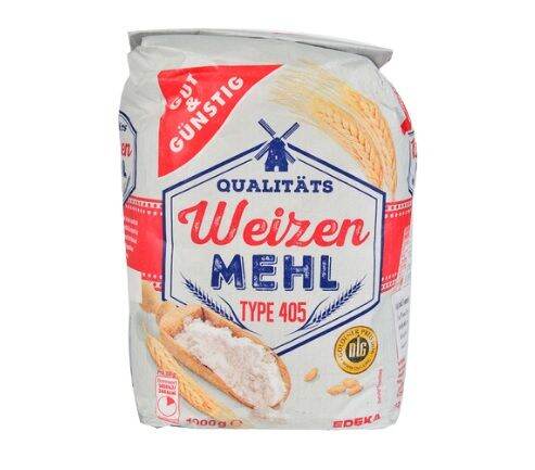 Weizen Mehl Type 405 Gut & Gunstig 1000g แป้ง แป้งทำเบเกอรี่ แป้งทำขนม ...