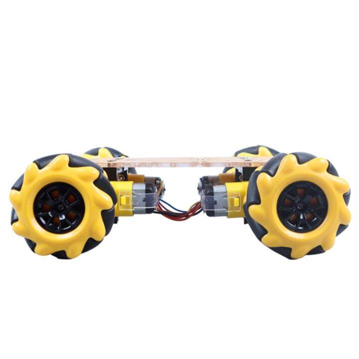 Smart Robot Car Kit Acrylic Chassis with 4WD Mecanum Wheels Suitable ...