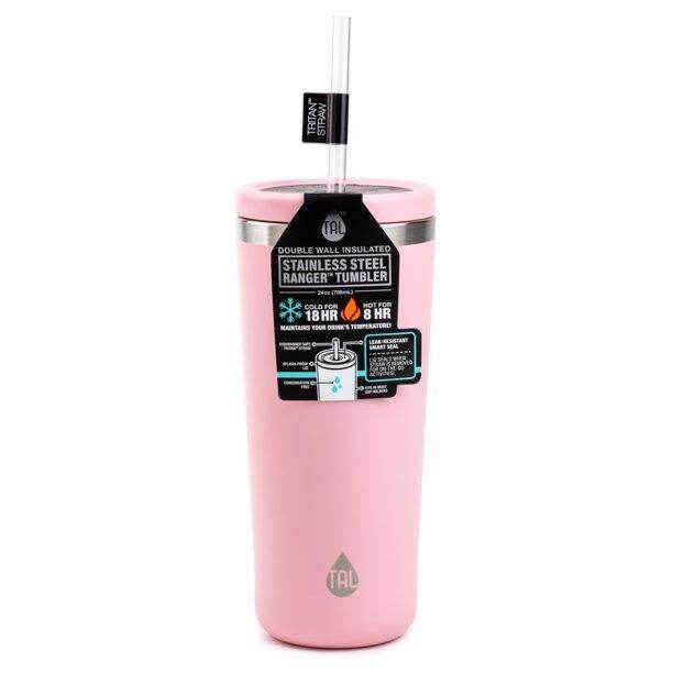 TAL Stainless Steel Ranger Tumbler Water Bottle 24 fl oz, Pink | Lazada ...