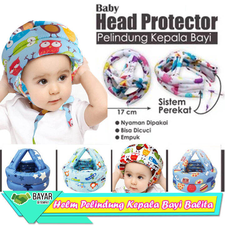 Helm Pelindung Kepala Bayi Balita Keselamatan Anti Tabrakan-Baby Head Protector Safety-Aurora ...