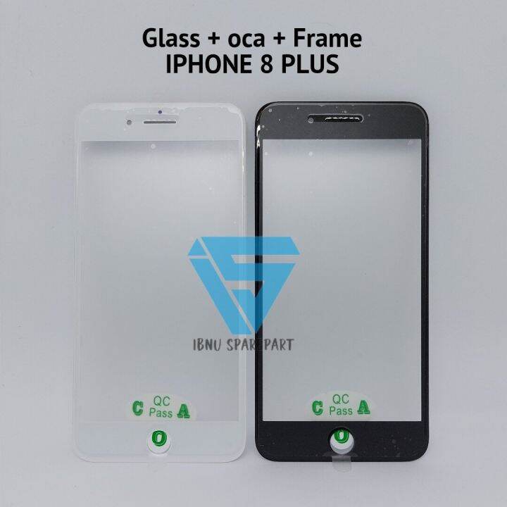 KACA LCD + LEM OCA IPHONE 8+ 8 PLUS + FRAME | Lazada Indonesia