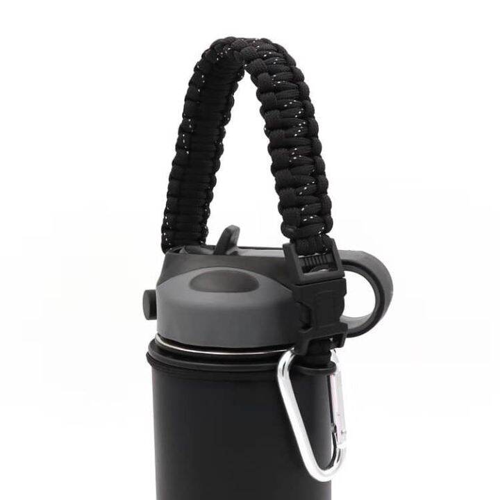 Handle Strap FOR WATER BOTTLE Cord Safety Ropes with Ring Carabiner for ...