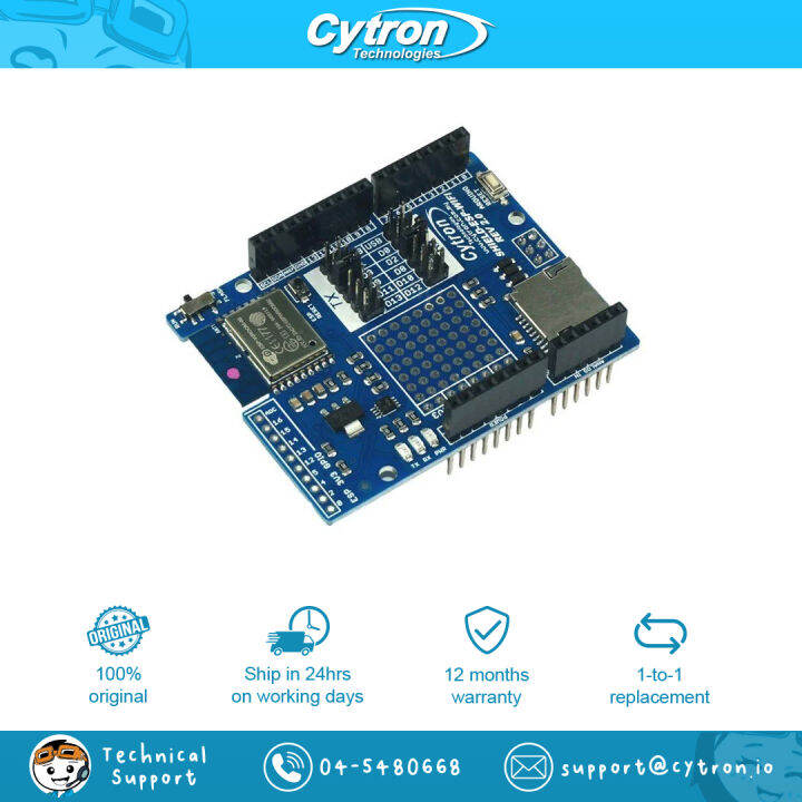 Cytron Wifi Shield For Arduino ESP8266 SHIELD-ESP-WIFI | Lazada