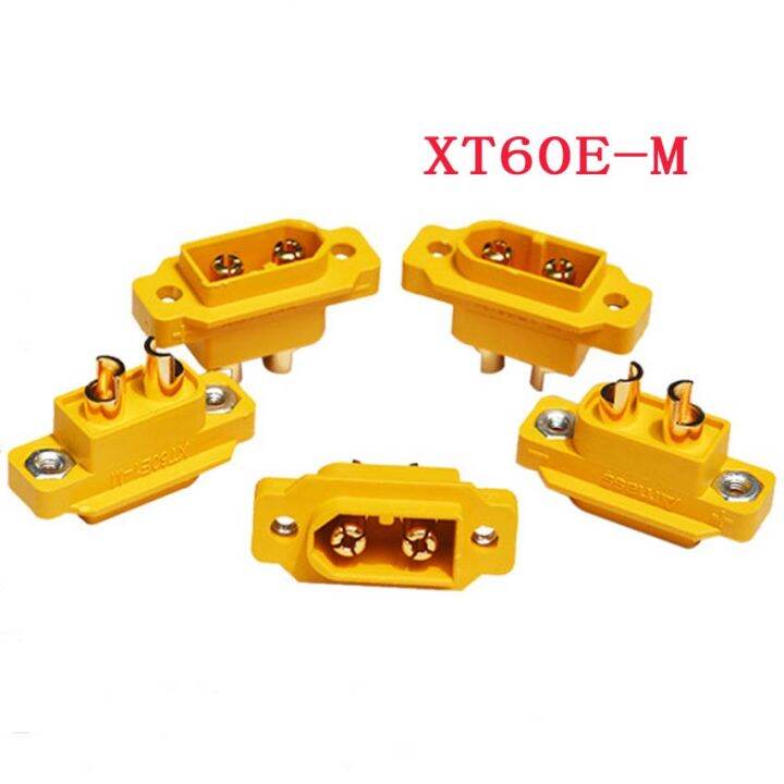 5PCS XT60E M Mountable XT60 Male Plug Connector Model aircraft power ...