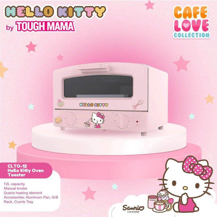 Tough Mama CLTO-12 Hello Kitty Oven Toaster 12L Pink Toaster with ...