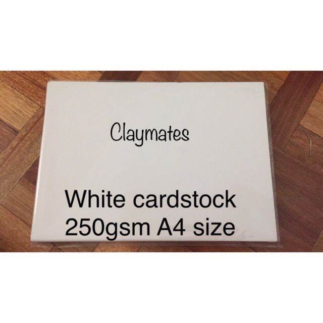White Cardstock / Matte Paper / Calling Card Board | Lazada PH