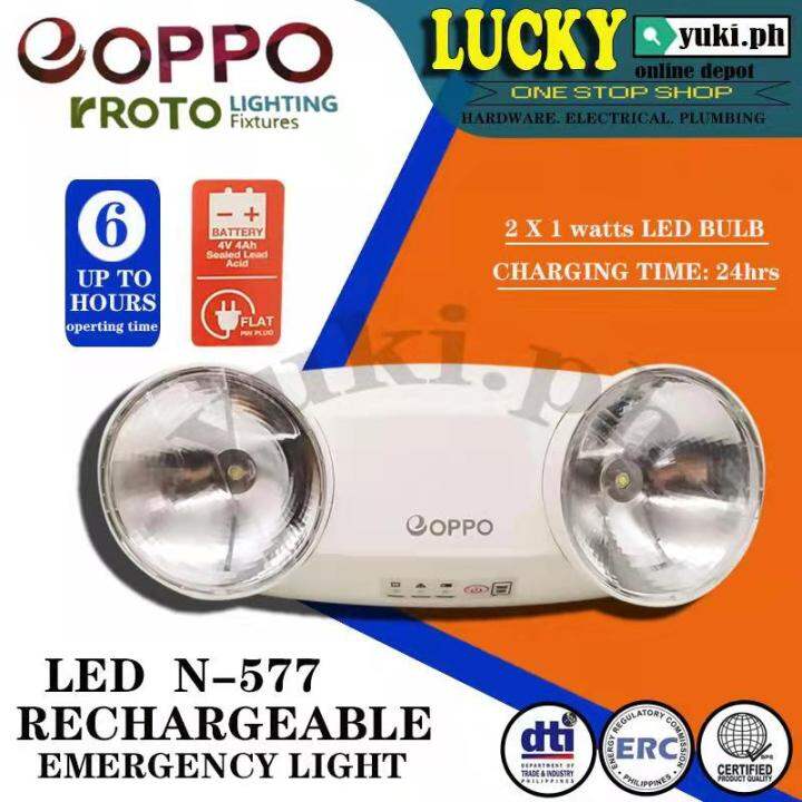 EOPPO LED N-577 RECHARGEABLE EMERGENCY LIGHT | Lazada PH