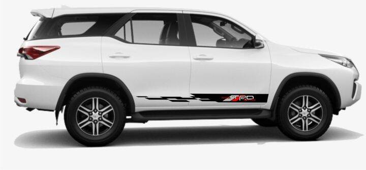 Toyota Fortuner Body Decals / Fortuner Body Accessories / Machine Cut ...