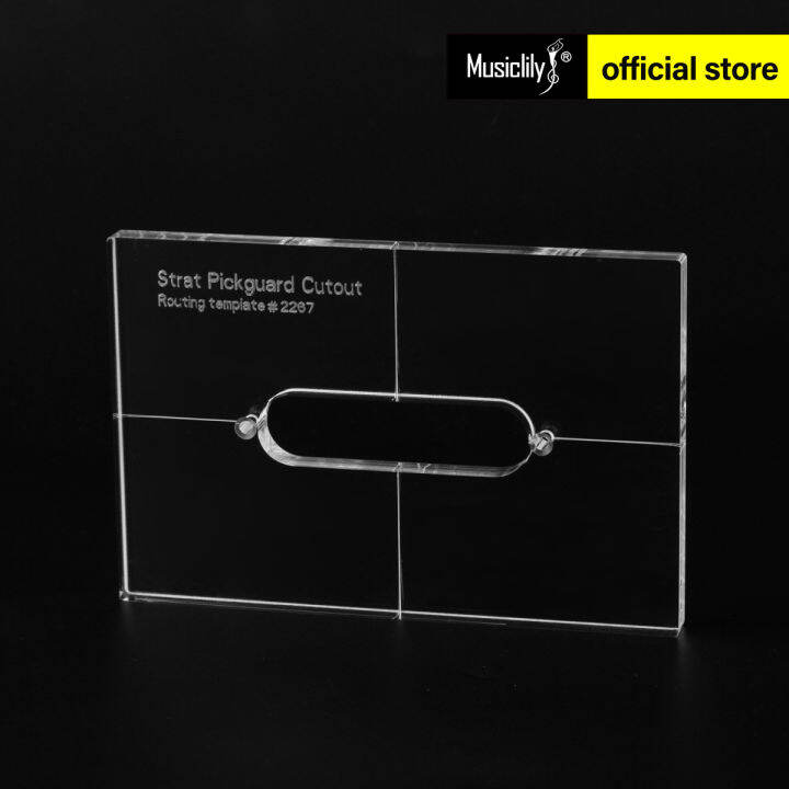 Musiclily Pro CNC Accurate Acrylic Single Coil Pickup Routing Template ...