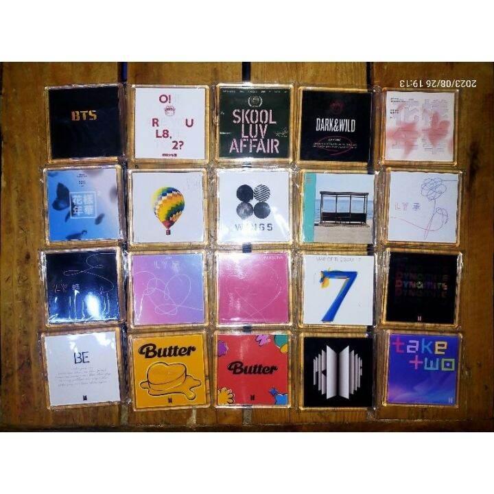 【High Quality】 BTS Discography Ref Magnet Set Unofficial | Lazada PH