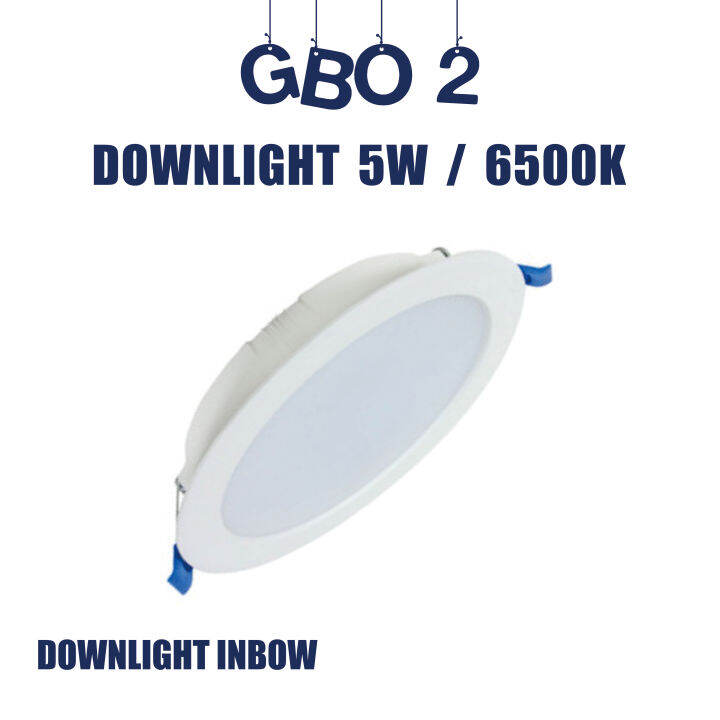 LAMPU LED BULAT 5WATT DOWNLIGHT INBOW / Megaman DOWNLIGHT Bulat / 240V ...