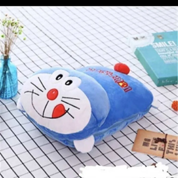 【Ready Stock】 Doraemon 2 in 1 pillow/blanket | Lazada PH