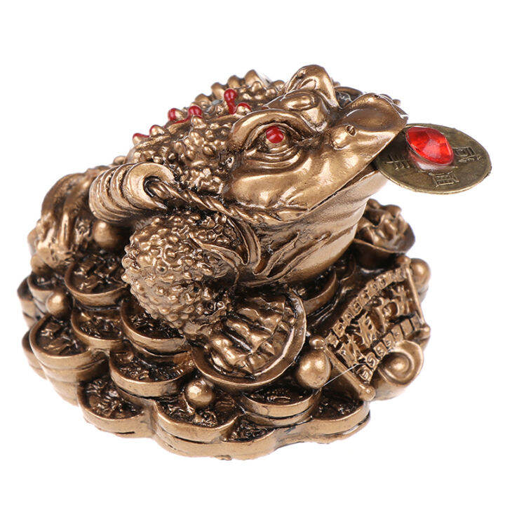 Jizha Feng Shui Toad Money lucky Fortune Chinese Frog Toad Home Office ...