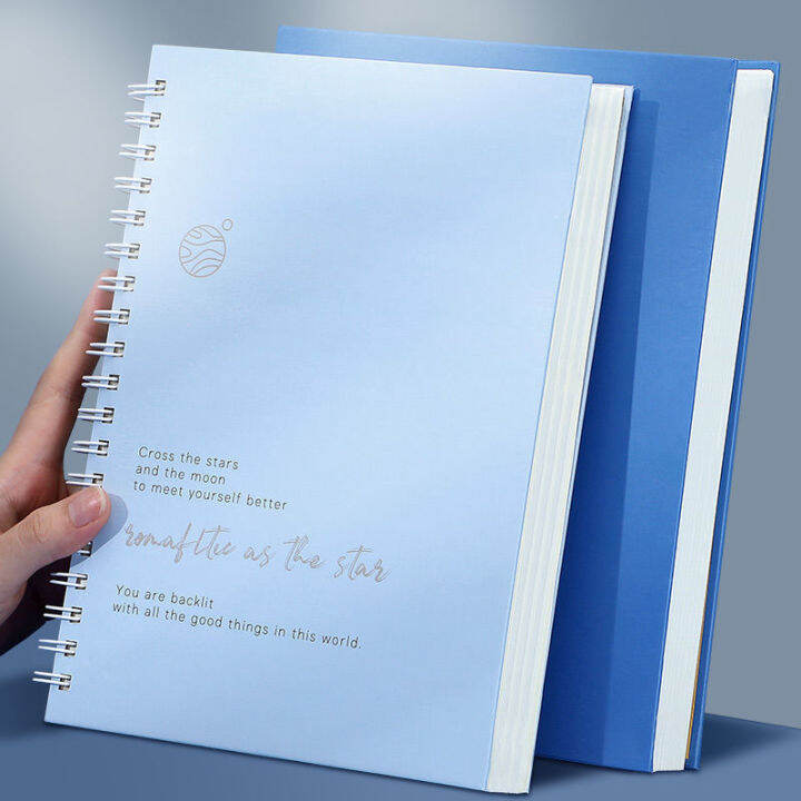 B5 300 Pages Creative Coil Notebook Thick Stationery Planner Notepad ...