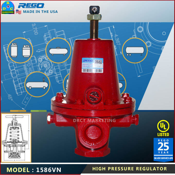 REGO HIGH PRESSURE LPG REGULATOR 001586VN | Lazada PH REGO HIGH PRESSURE LPG REGULATOR 001586VN | Lazada PH